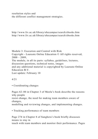 Module 3 Execution and Control with Risk Copyright - La.docx