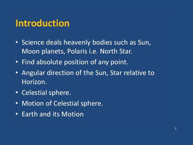Field Astronomy | PPTX