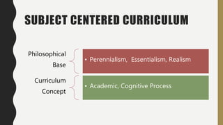 Curricular Designs - Planning, Instruction and Assessment | PPSX