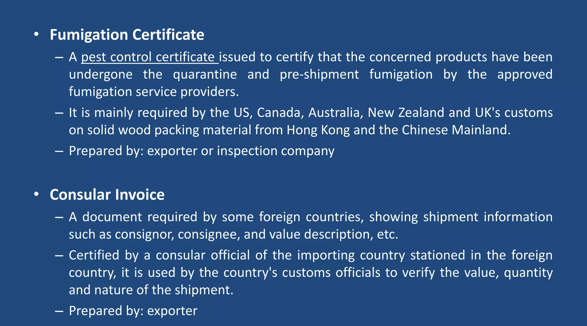 Documents involved in International trade, INCOTERMS, Trade and ...