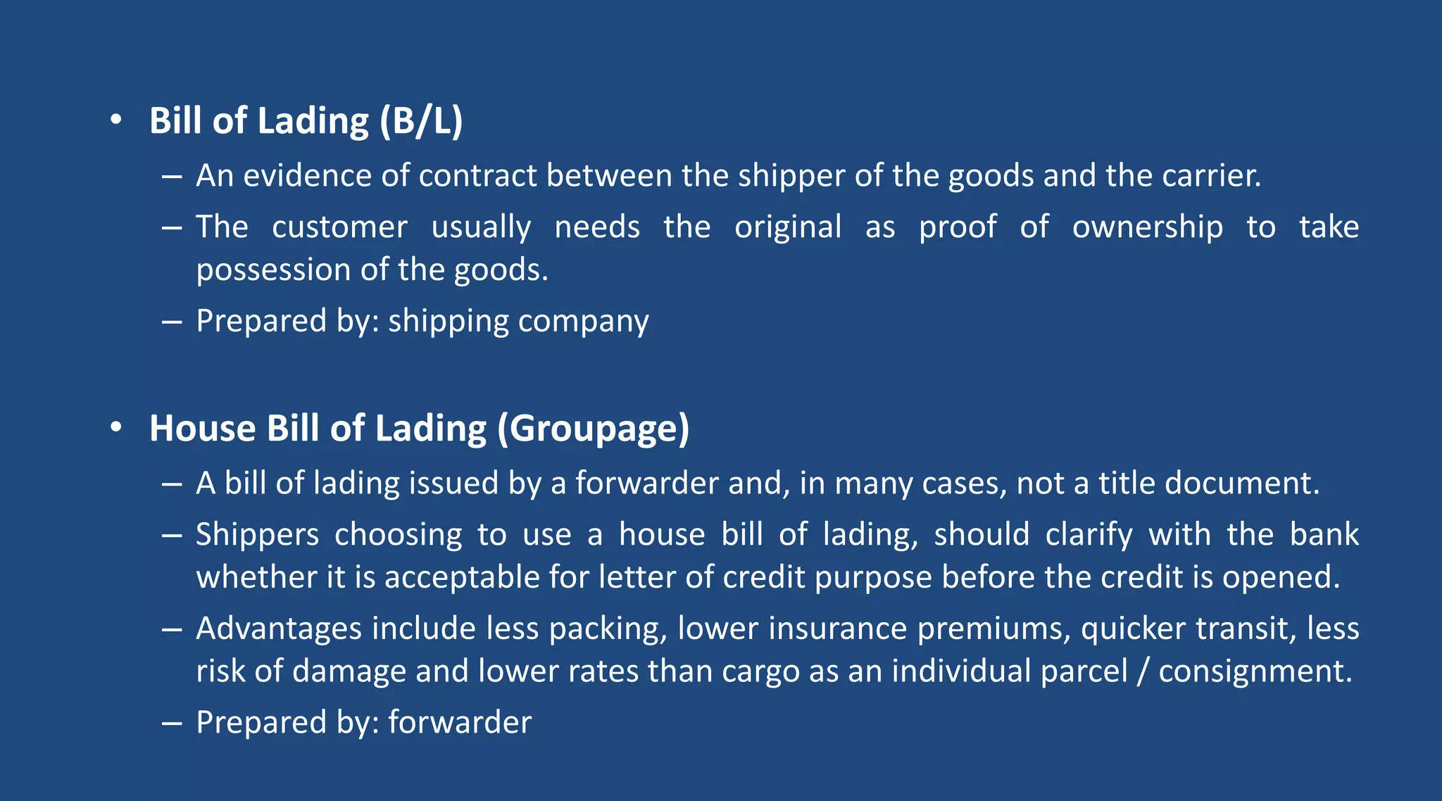 Documents involved in International trade, INCOTERMS, Trade and ...