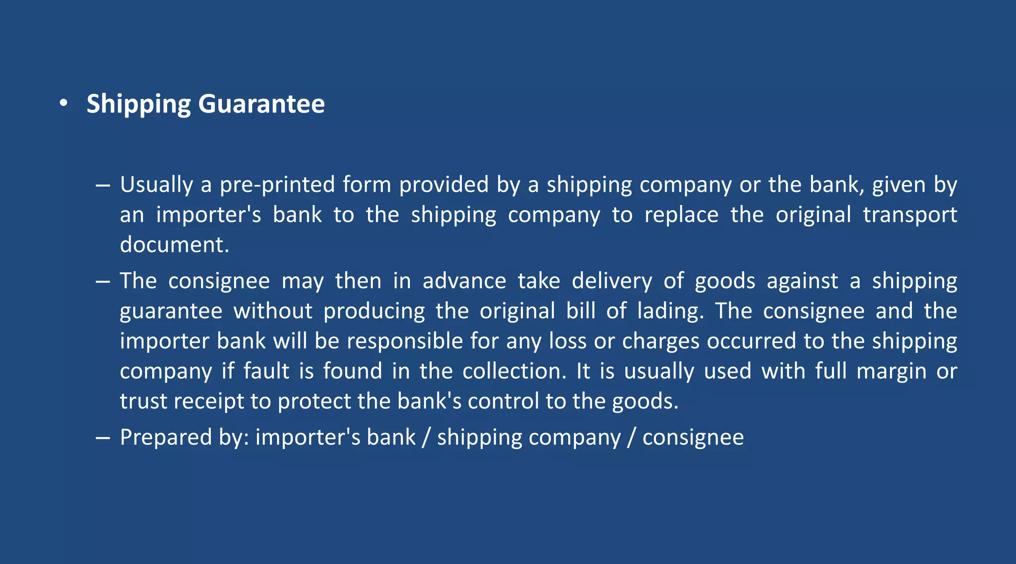 Documents involved in International trade, INCOTERMS, Trade and ...