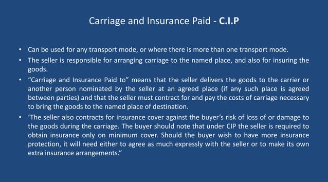 Documents involved in International trade, INCOTERMS, Trade and ...