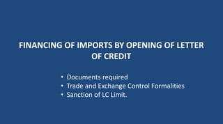 Documents involved in International trade, INCOTERMS, Trade and ...