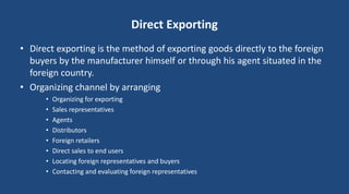 Documents involved in International trade, INCOTERMS, Trade and Exchange Control Formalities | PPTX