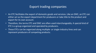 Documents involved in International trade, INCOTERMS, Trade and Exchange Control Formalities | PPTX