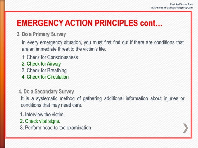 Module 3 guidelines in giving emergency care | PPTX | First Aid | Injuries