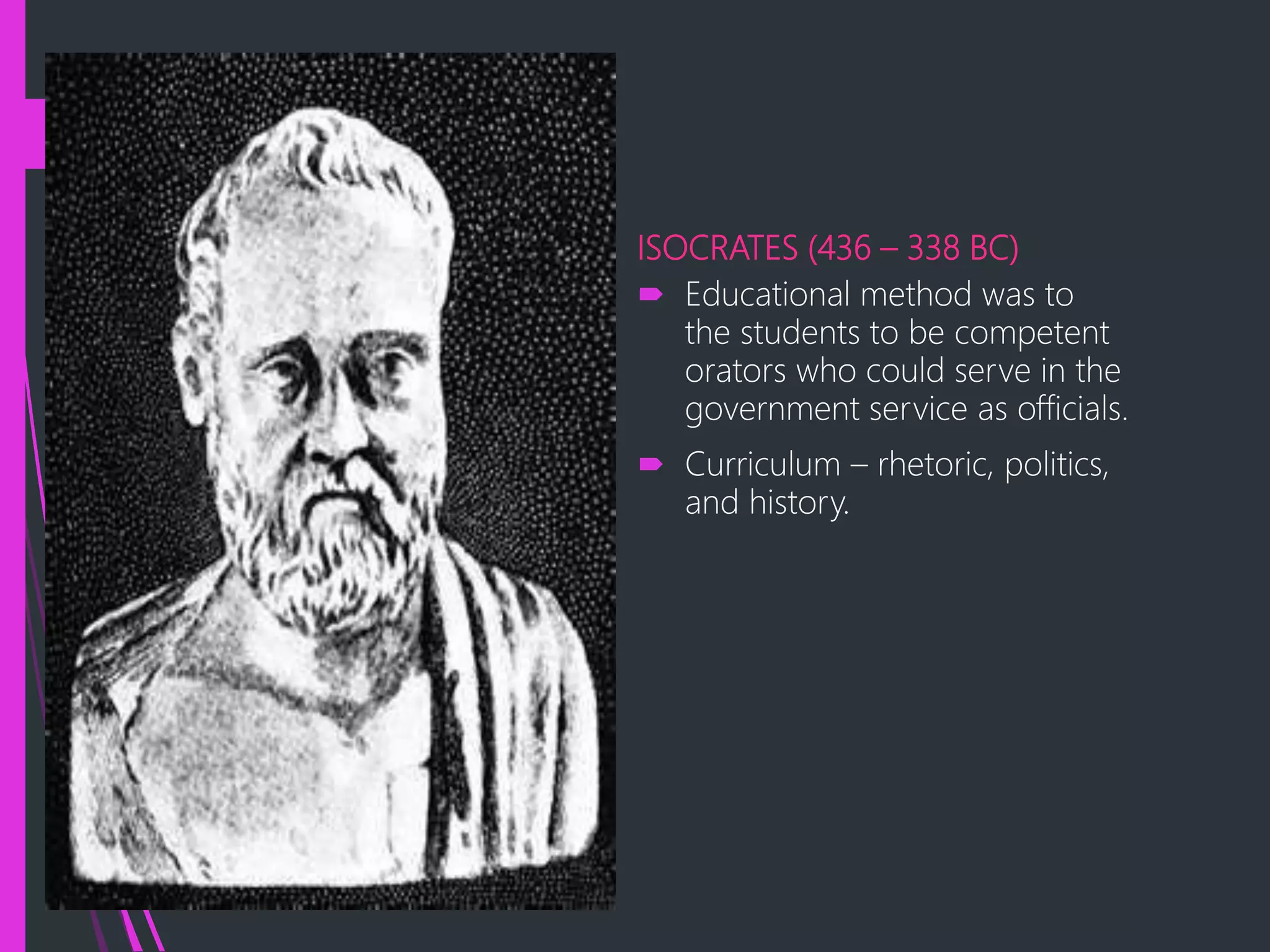 _Historical-Aspect: Contributions-of-Ancient-Philosophers-to-Education ...