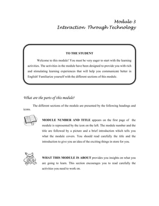 Module 3 interaction through technology ok | PDF