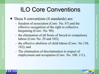 Module 3 international labour standards an introduction | PPT