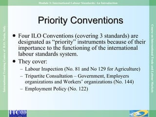 Module 3 international labour standards an introduction | PPT