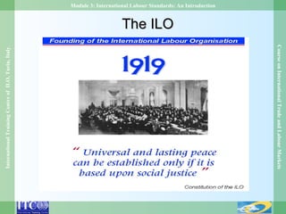 Module 3 international labour standards an introduction | PPT