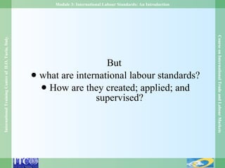 Module 3 international labour standards an introduction | PPT