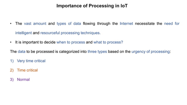 IoT Processing Topologies.pptx | Databases | Computer Software and Applications