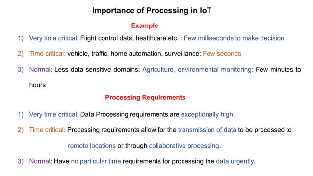 IoT Processing Topologies.pptx | Databases | Computer Software and Applications