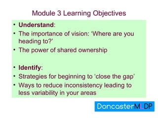 Module 3 Leading T&L | POT