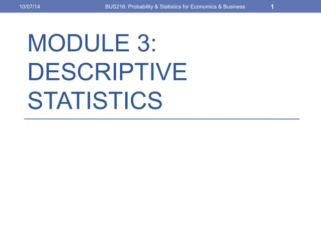 Module 3 Lecture Notes | PPT