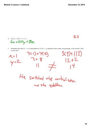 Module 3 lesson 1 | PDF