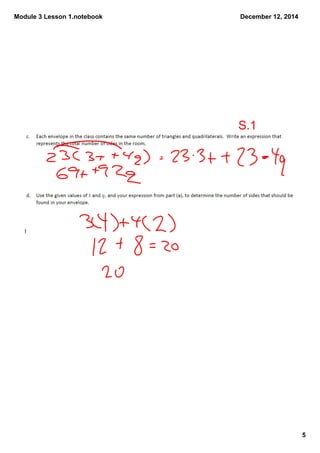 Module 3 lesson 1 | PDF
