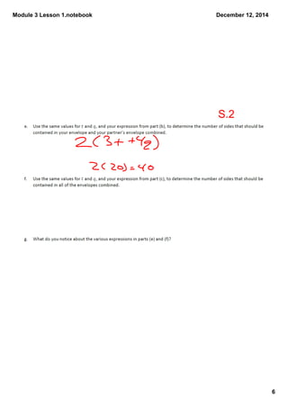 Module 3 lesson 1 | PDF