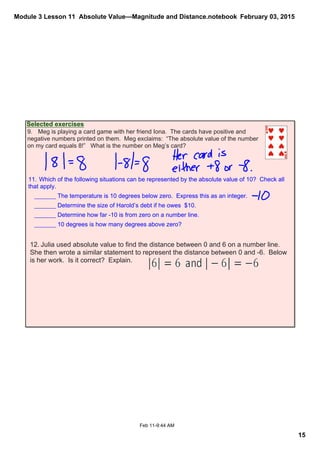 Module 3 lesson 11 | PDF