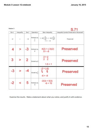 Module 3 lesson 12 | PDF
