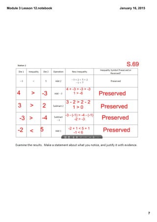 Module 3 lesson 12 | PDF