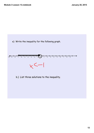 Module 3 lesson 13 | PDF