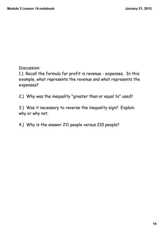 Module 3 lesson 14 | PDF | Business | Business and Finance