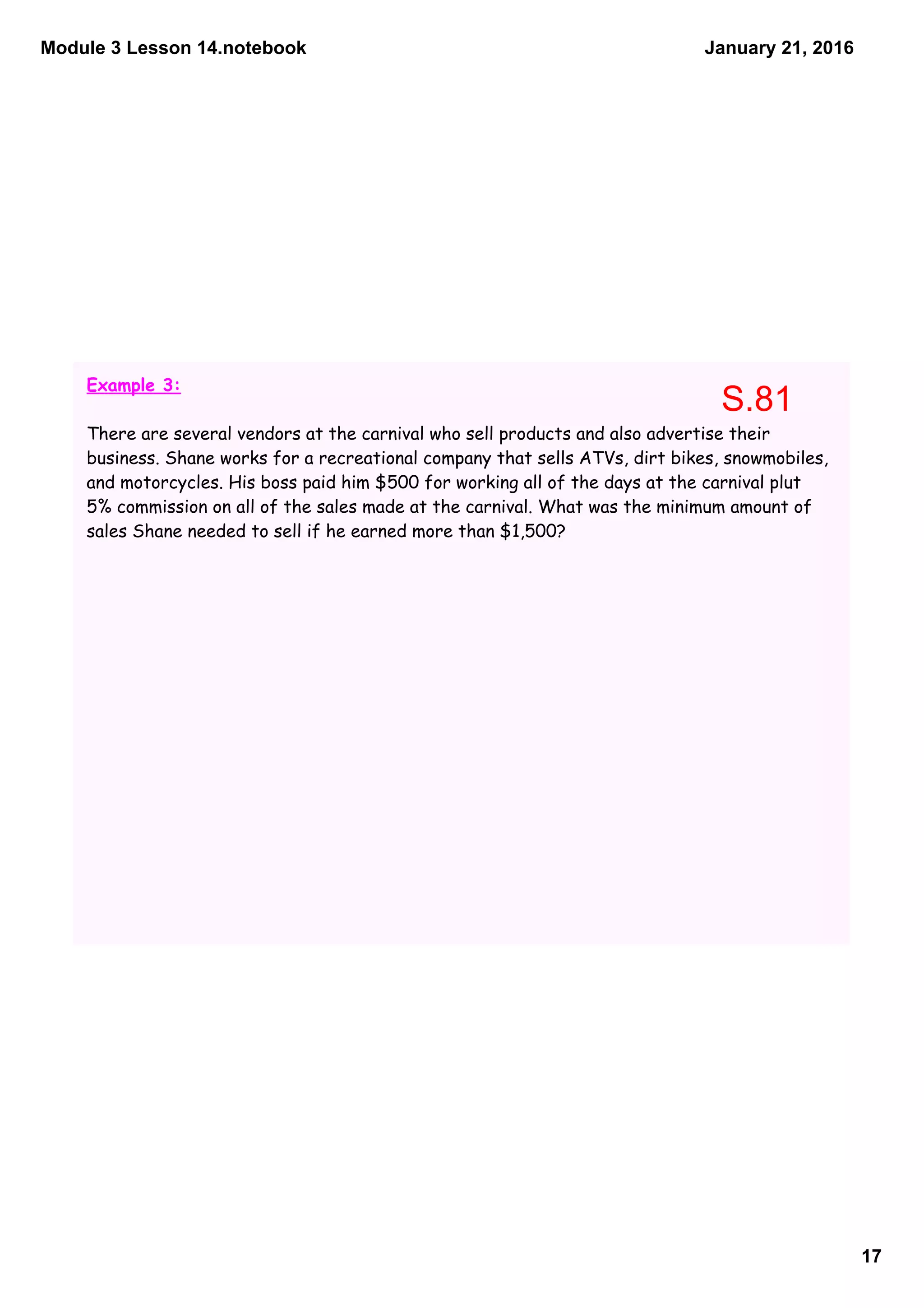 Module 3 lesson 14 | PDF