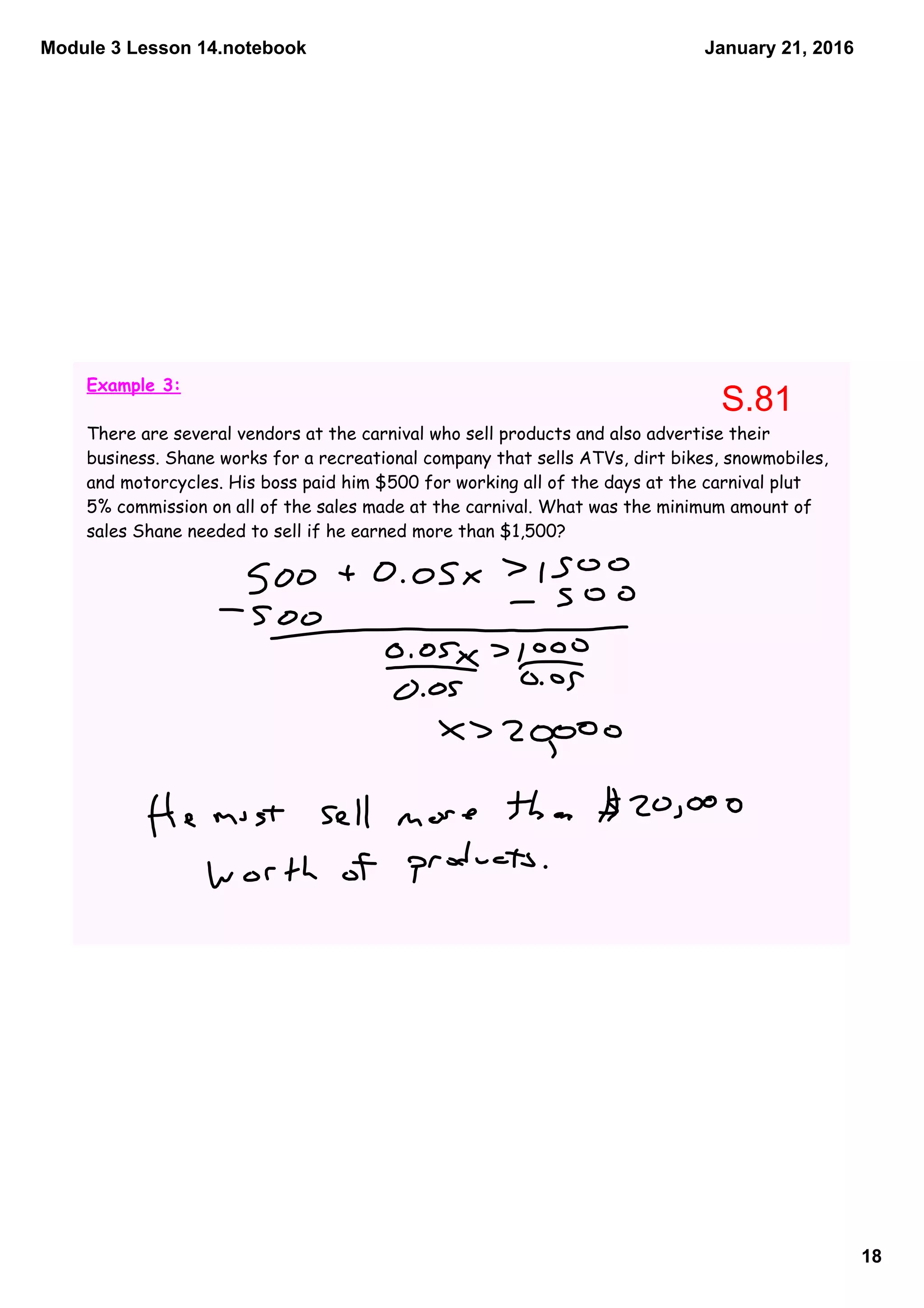 Module 3 lesson 14 | PDF