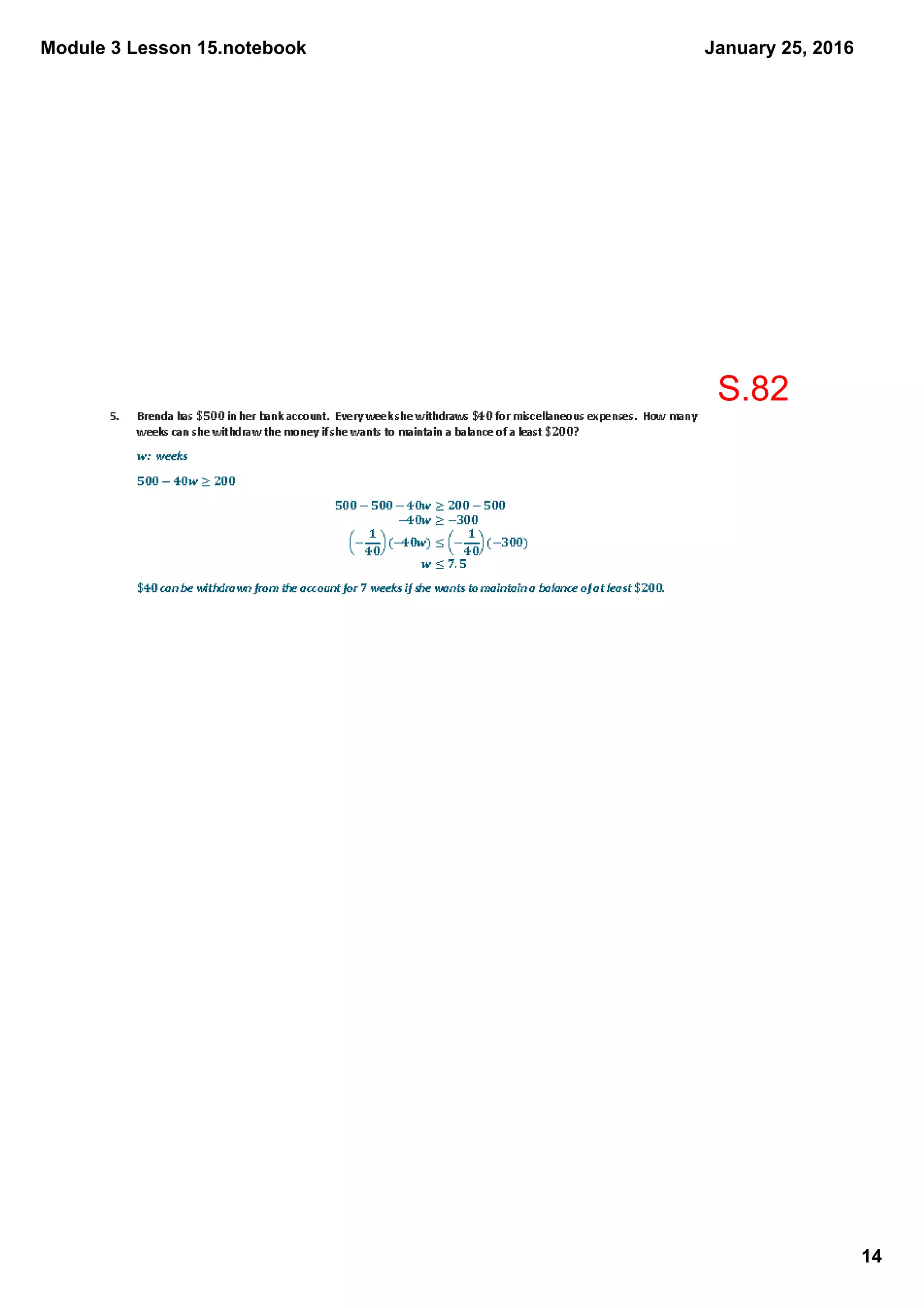 Module 3 lesson 15 | PDF | Education