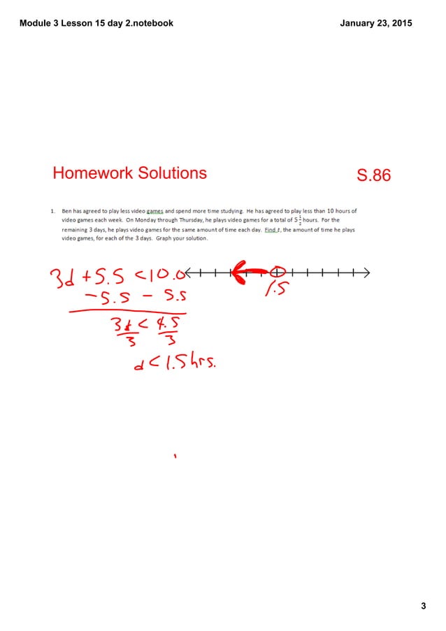 Module 3 lesson 15 day 2 | PDF