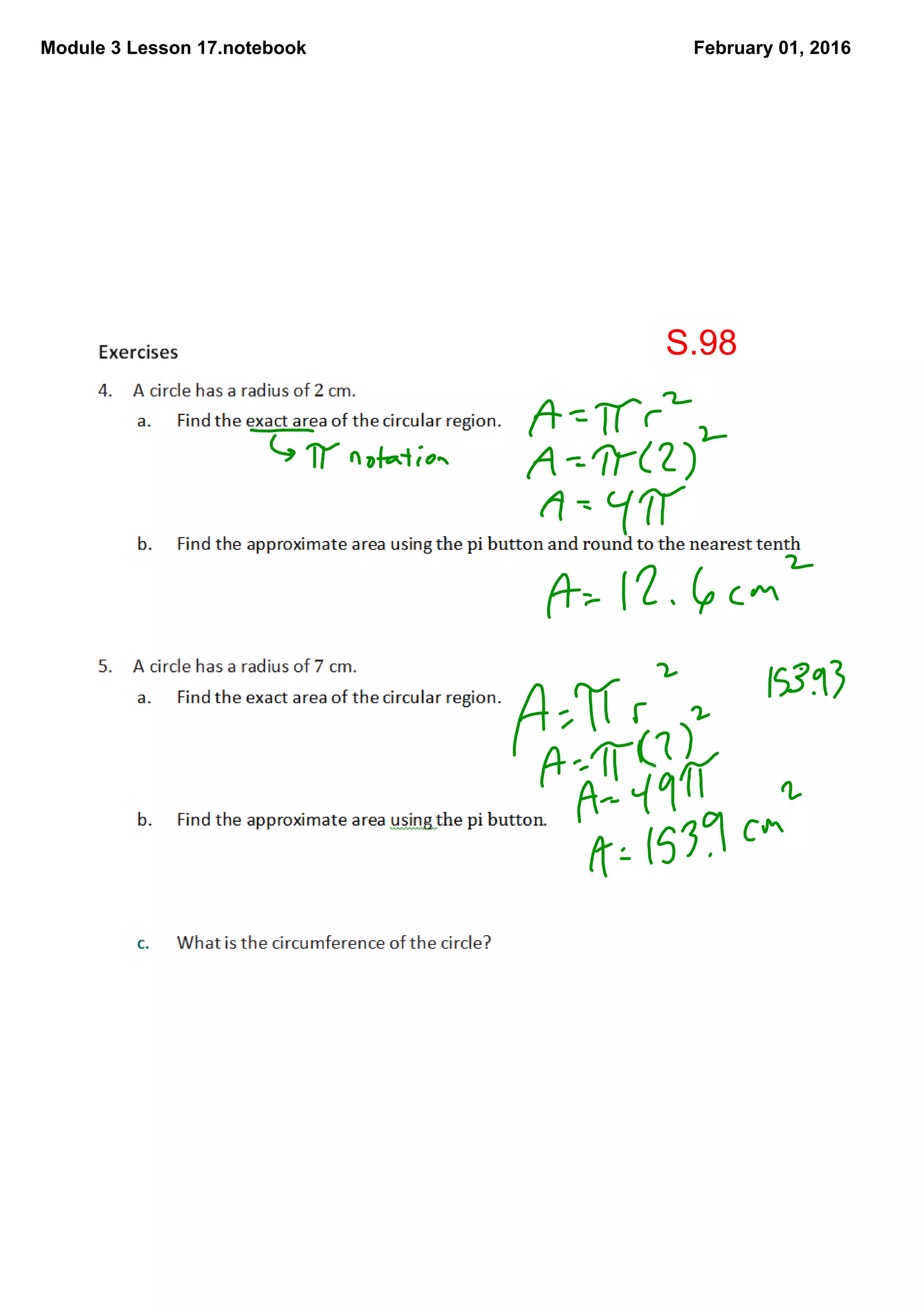 Module 3 lesson 17 | PDF