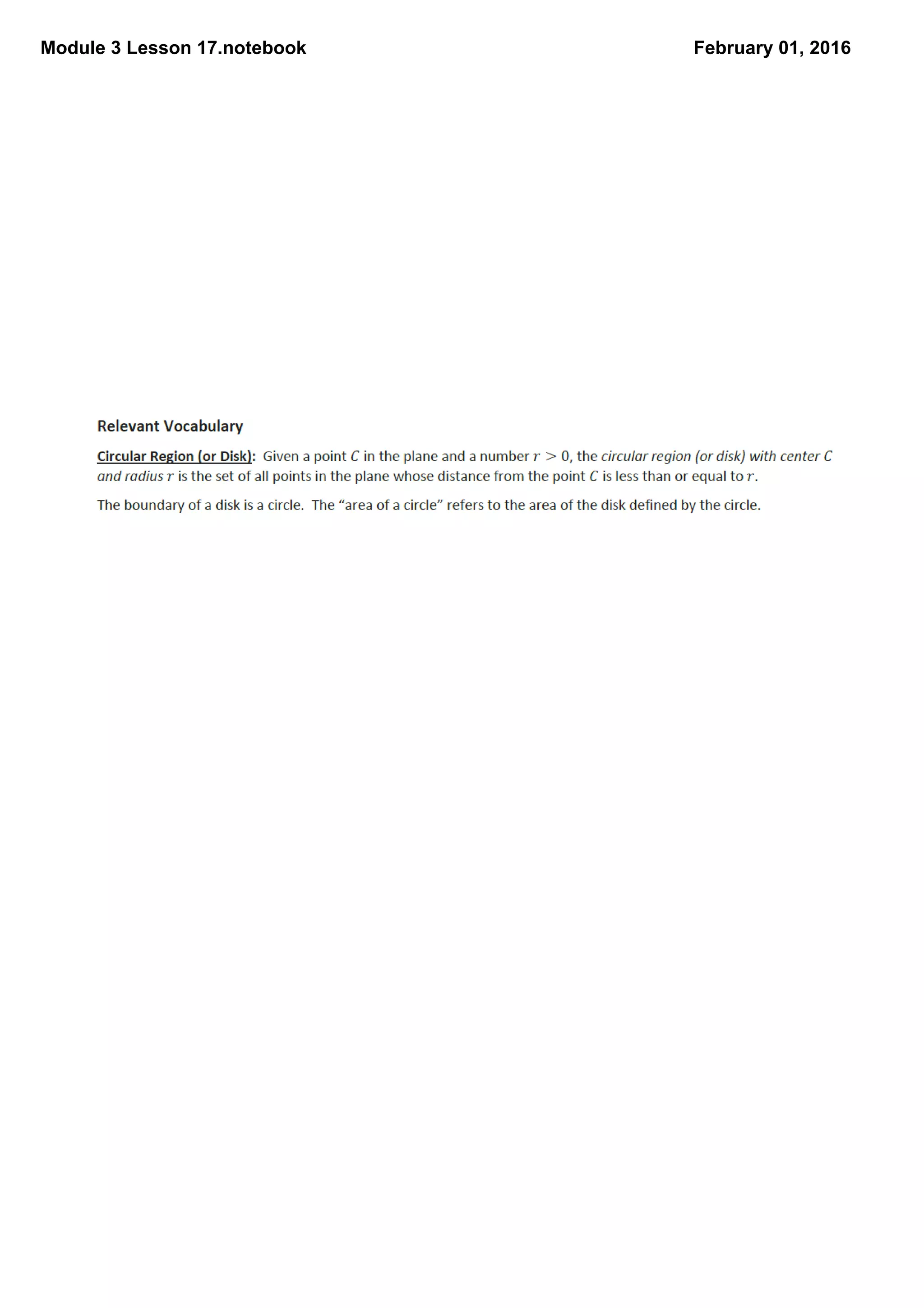 Module 3 lesson 17 | PDF