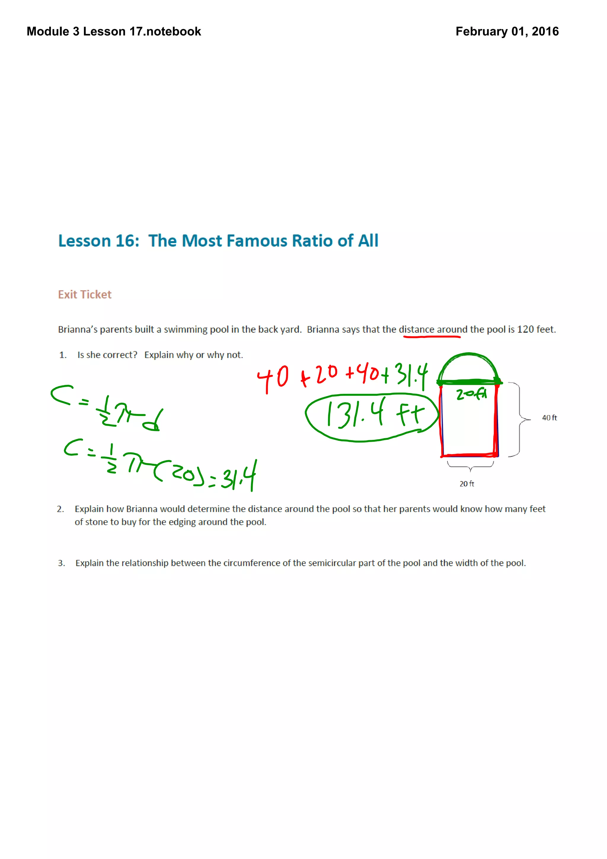 Module 3 lesson 17 | PDF
