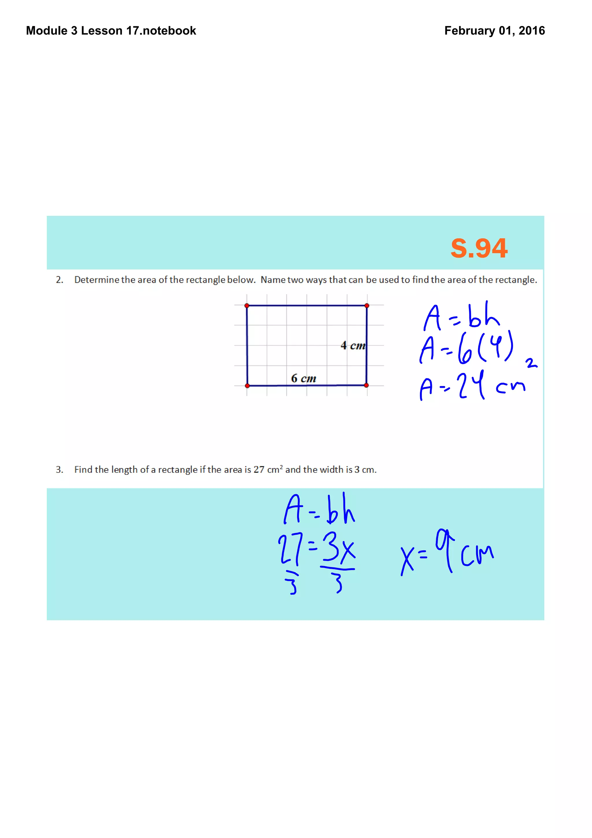 Module 3 lesson 17 | PDF