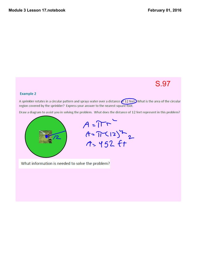 Module 3 lesson 17 | PDF