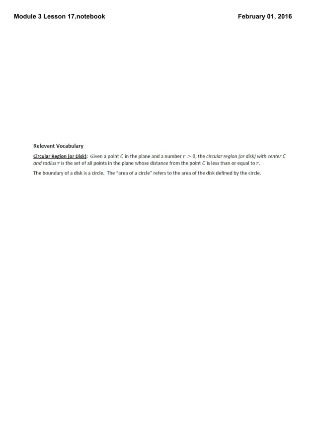 Module 3 lesson 17 | PDF