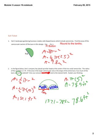 Module 3 lesson 19 | PDF