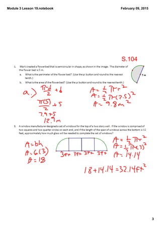 Module 3 lesson 19 | PDF