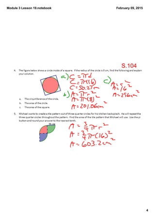 Module 3 lesson 19 | PDF
