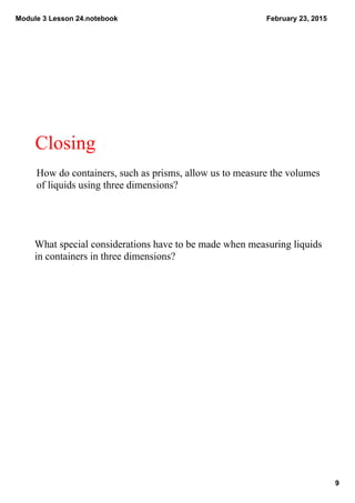 Module 3 lesson 24 | PDF