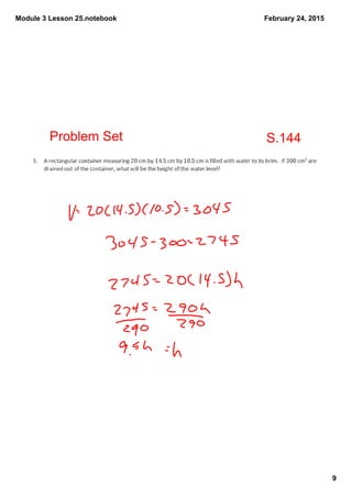 Module 3 lesson 25 | PDF