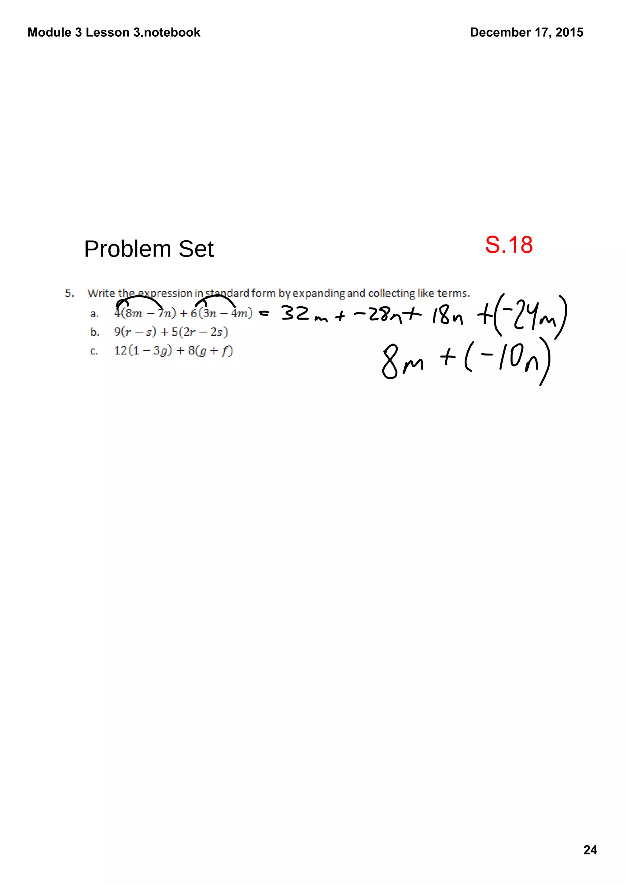 Module 3 lesson 3 | PDF