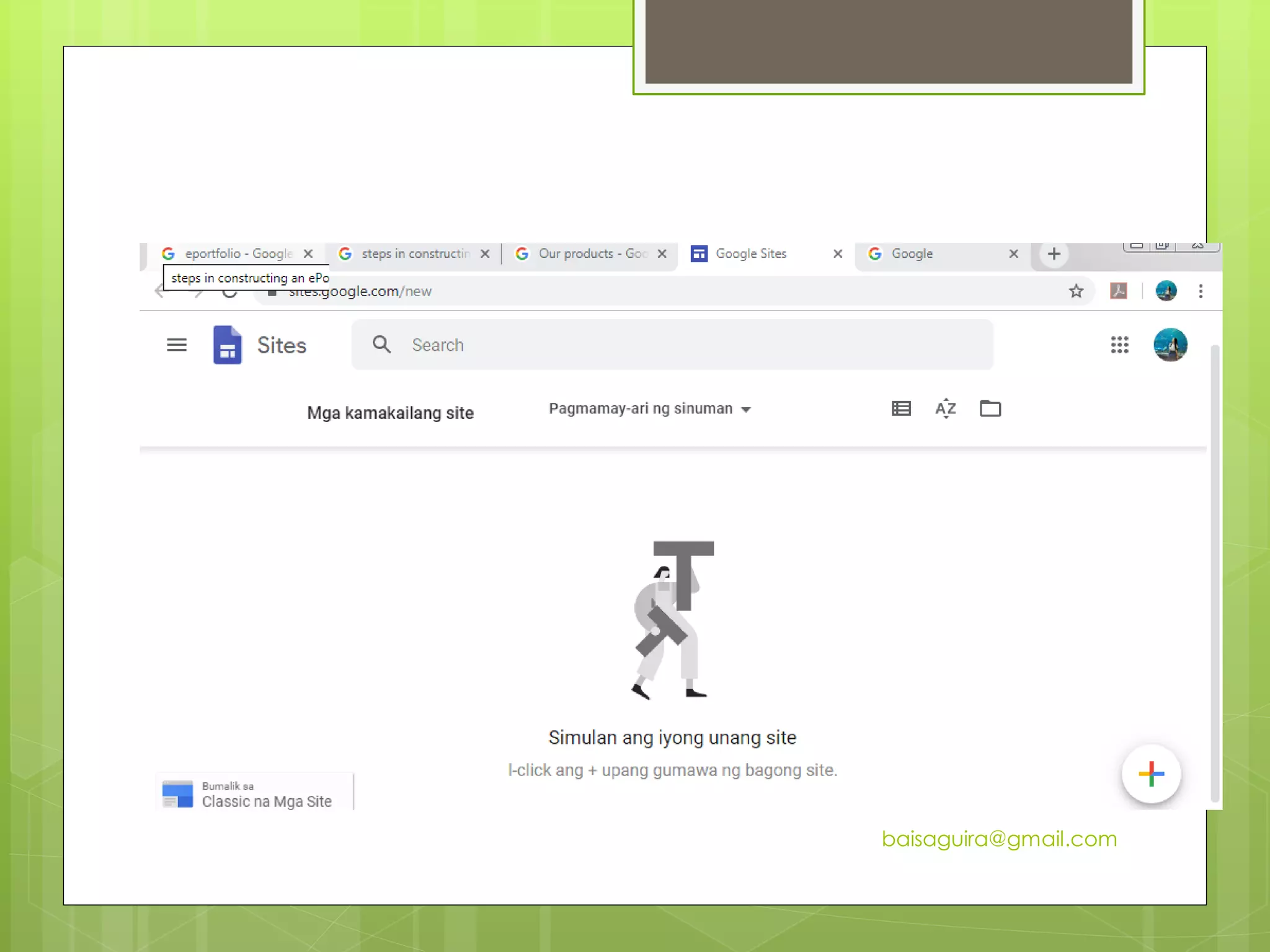 Creating ePortfolio as a Technology Tool | PDF