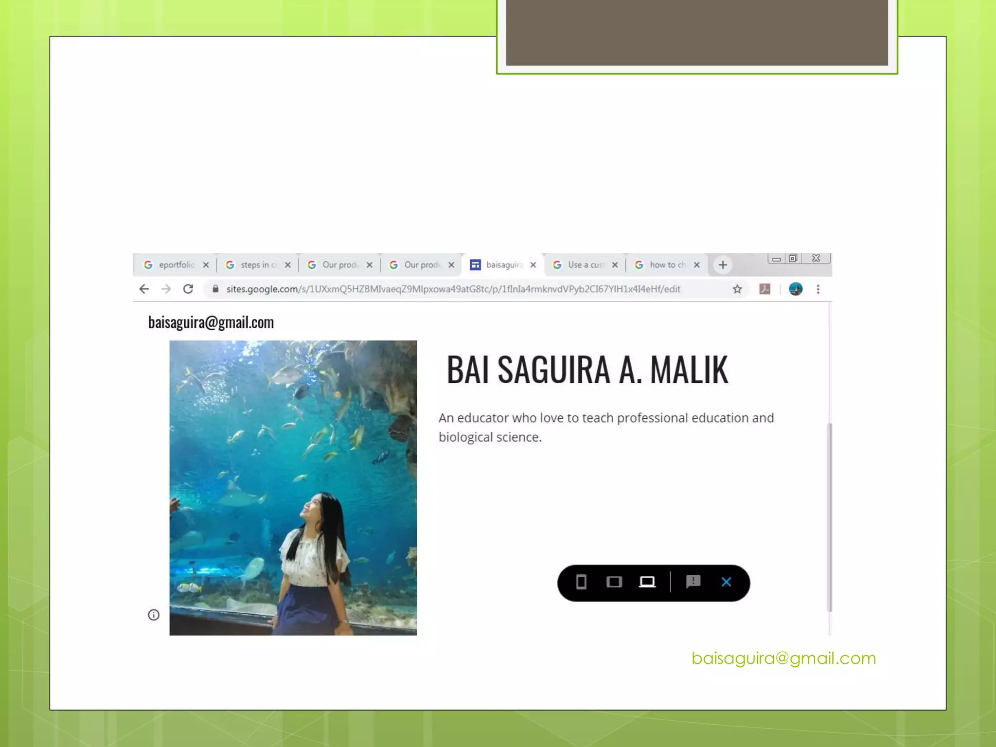 Creating ePortfolio as a Technology Tool | PDF