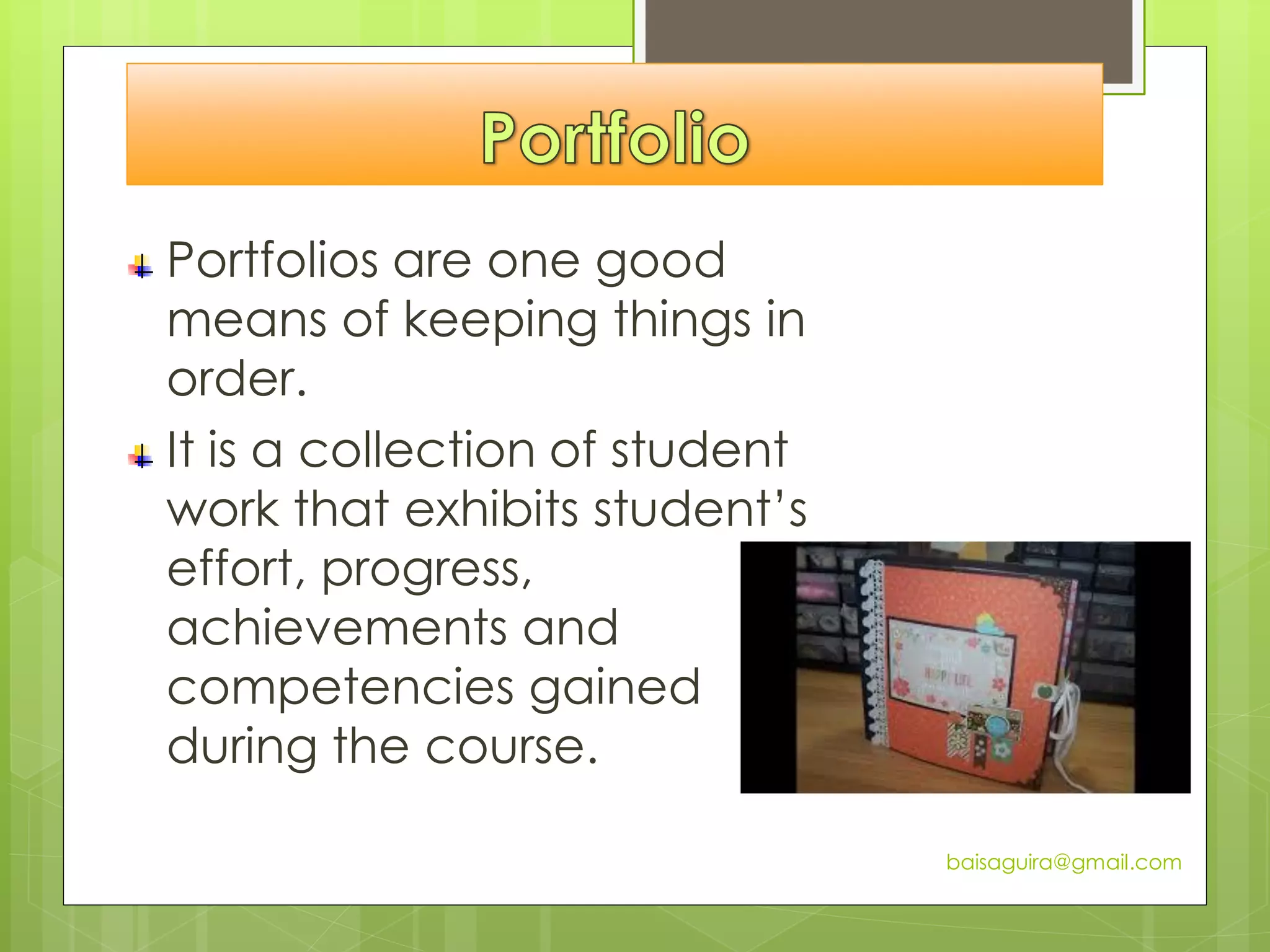 Creating ePortfolio as a Technology Tool | PDF