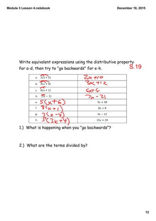 Module 3 lesson 4 | PDF