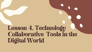 Technology Collaborative Tools for Teaching | PDF
